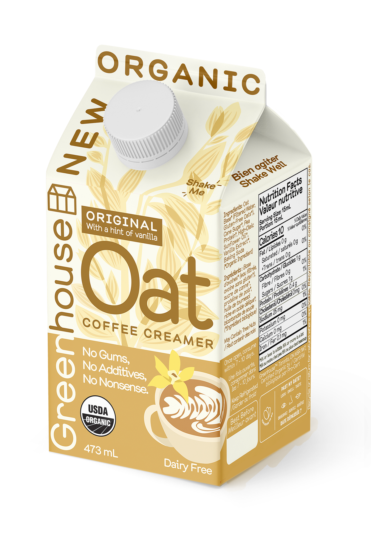 Original Oat Creamer with a hint of Vanilla – Greenhouse