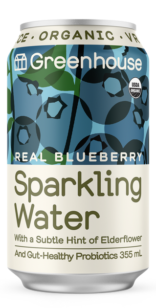 Real Blueberry Sparkling Water – Greenhouse