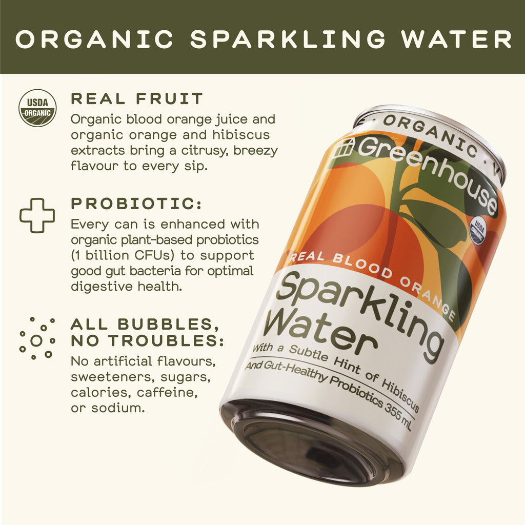 Real Blood Orange Sparkling Water – Greenhouse